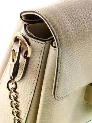 Gucci Interlocking Chain Leather Crossbody Bag