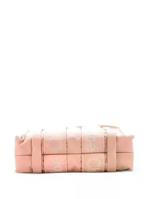 Chloé Woody Convertible Recycled Nylon Small Tote Bag - Pink