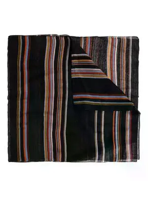 Paul Smith Striped Scarf - Black
