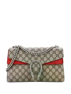 Gucci Dionysus Small Shoulder Bag Gg Coated Canvas - Brown