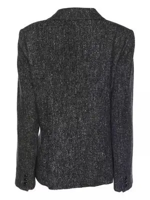 Marina Rinaldi Single-breasted Tweed Blazer