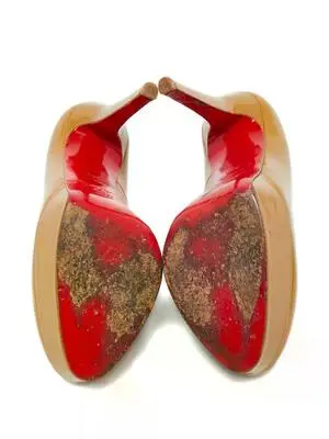 CHRISTIAN LOUBOUTIN Bianca Platform Pumps - Brown