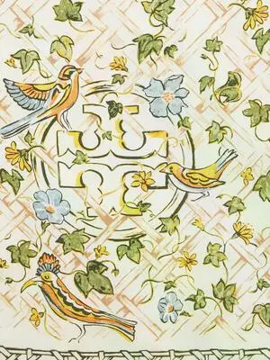 Tory Burch Silk Bird Neckerchief