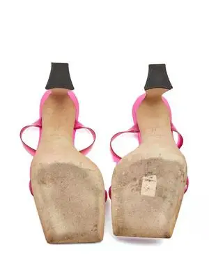GIUSEPPE ZANOTTI Square-toe Heeled Sandals