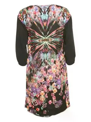 Roberto Cavalli Crepe Print Dress