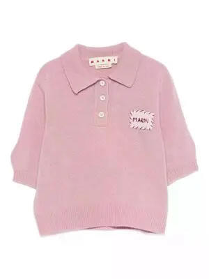 Marni Logo-patch Polo Top