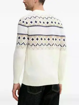 Guess Patterned Crew-neck Sweater