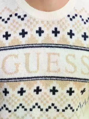 Guess Patterned Crew-neck Sweater