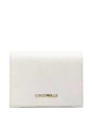 COCCINELLE Metallic-logo Wallet - White