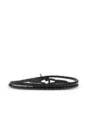 TOM FORD Braided Design T-bar Bracelet