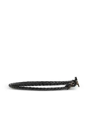 TOM FORD Braided Design T-bar Bracelet