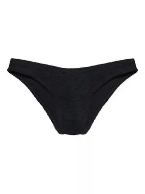 Bond Eye Sign Textured Bikini Bottom - Black