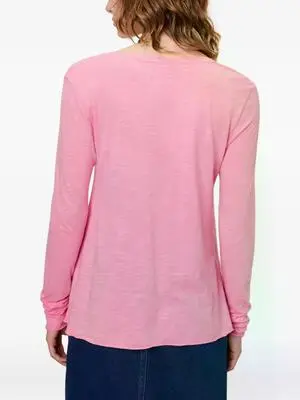 American Vintage Jacksonville V-neck T-shirt - Pink
