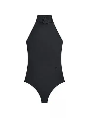 COURREGES Buckle-detail Bodysuit - Black