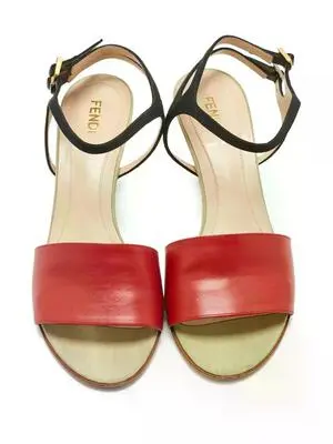 Fendi Leather Sandals
