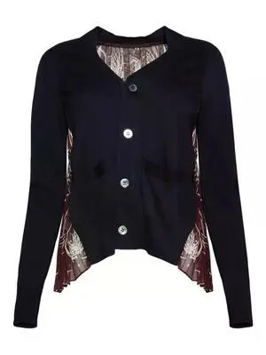 Sacai V Neck Cardigans For Women