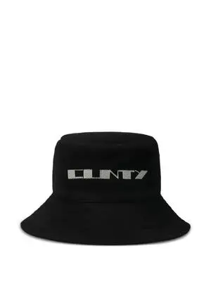 Rick Owens Logo Bucket Hat - Black