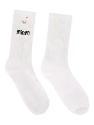 Moschino Embroidered Socks