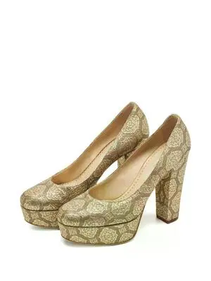 Stella McCartney Brocade Platform Pumps