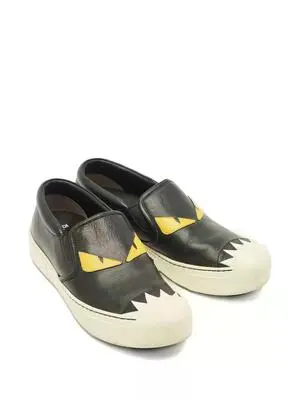 Fendi Leather Platform Sneakers