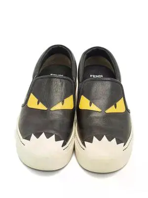 Fendi Leather Platform Sneakers