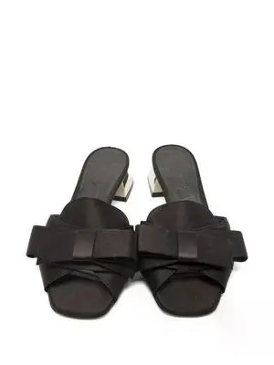 Burberry Bow-detail Sandals