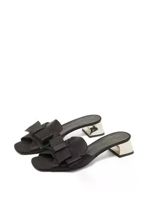 Burberry Bow-detail Sandals
