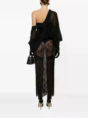 NISSA Lace Maxi Skirt