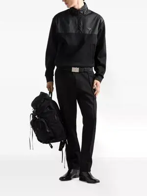 Prada Logo-plaque Trousers