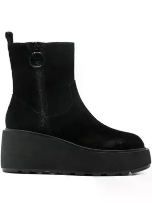 CAFÈNOIR Platform Zip-fastening Ankle Boots