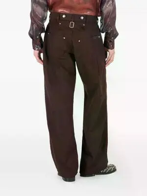 Roberto Cavalli Button-fastening Pocket Trousers
