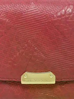 Burberry Embossed-leather Wallet