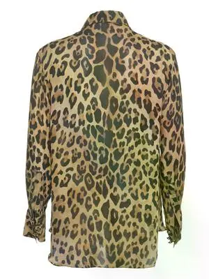 Balmain Leopard-print Button-front Shirt