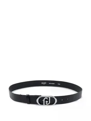 Liu Jo Logo Buckle Belt - Black