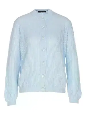 Fabiana Filippi Sequin Embellished Crew-neck Cardigan - Blue