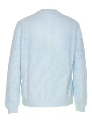 Fabiana Filippi Sequin Embellished Crew-neck Cardigan - Blue