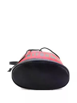 Gucci 100 Printed Leather Bucket Bag