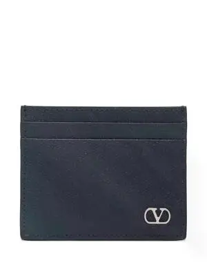 Valentino Garavani Vlogo Signature Card Holder - Blue