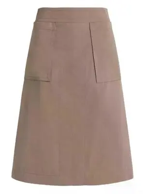 Alberta Ferretti Panelled Pocket Skirt