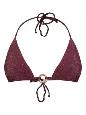 Bond Eye Ingrid Ring Bikini Top - Red