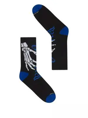 GODSPEED Skeleton Graphic Socks - Black