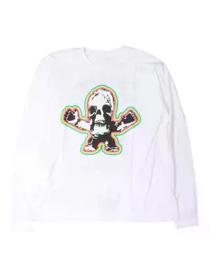Chrome Hearts Foti Scroll Logo Long-sleeves T-shirt - White