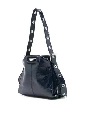 Maje Mini Bag With Fringe Embellishment - Blue