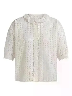 Alberta Ferretti Collared Blouses