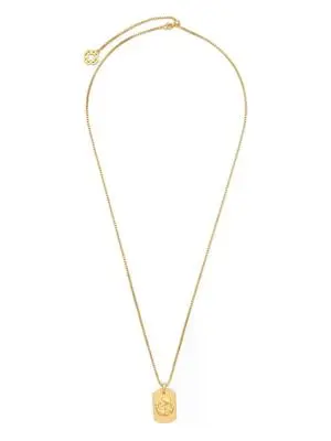 Maje Pisces-motif Pendant Necklace - Gold