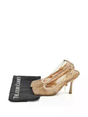 Bottega Veneta Square-toe Pumps With Chain Detail