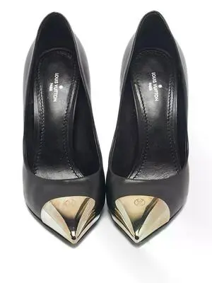 LOUIS VUITTON Urban Leather Toe-cap Pumps