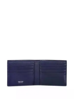 TOM FORD Crocodile-effect Bifold Wallet