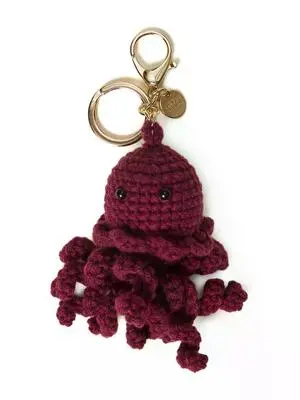 TWINSET Crochet Octopus Keyring - Purple