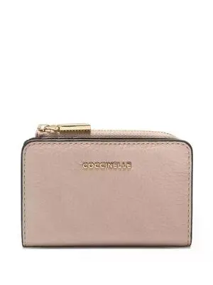 COCCINELLE Metallic-logo Cardholder - Pink